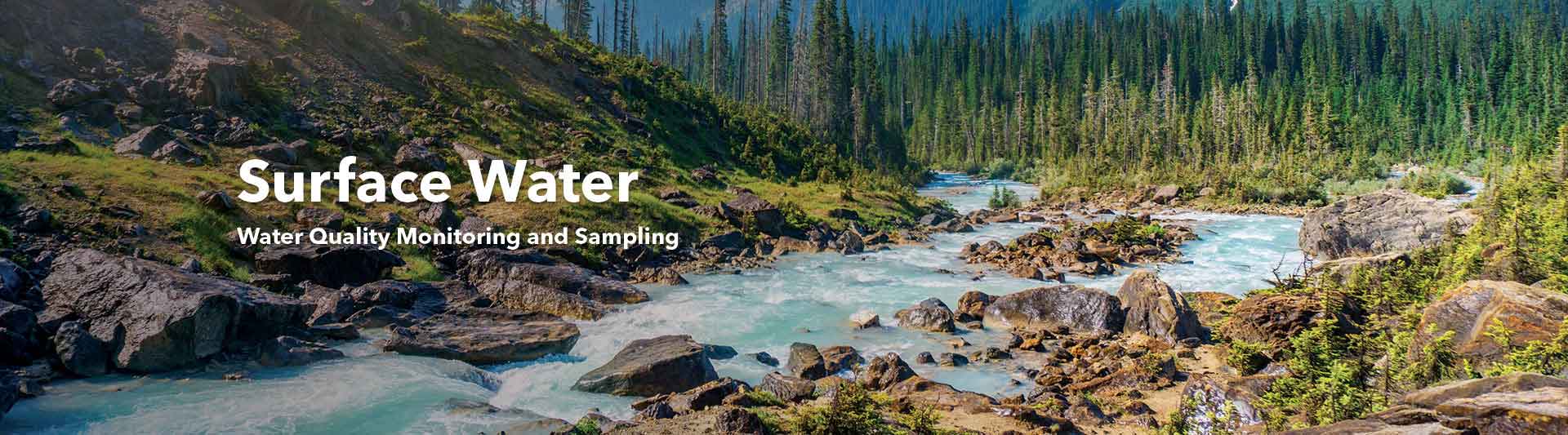 Surface Water Quality Monitoring Water Monitoring